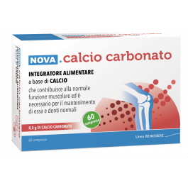 Calcio Carbonato Nova Argentia 60 Compresse | Più Medical