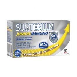 Sustenium Immuno Energy Junior Integratore Alimentare Gusto Frutti Rossi 14 Bustine | Più Medical