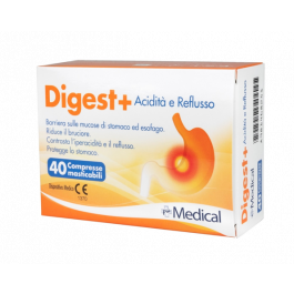 Acidità e Reflusso 40 Compresse Masticabili | Più Medical