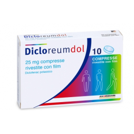 Dicloreum Dol 10 Compresse Rivestite 25 Mg | Più Medical