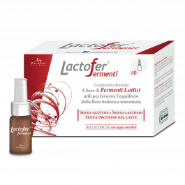 Lactofer Fermenti Lattici Vivi 10 Flaconcini 10 Ml | Più Medical