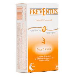 Preventus Tono e Vitalità Integratore Alimentare 54 Confetti | Più Medical