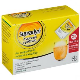 Supradyn Integratore Alimentare con Magnesio Potassio 24 Bustine | Più ...