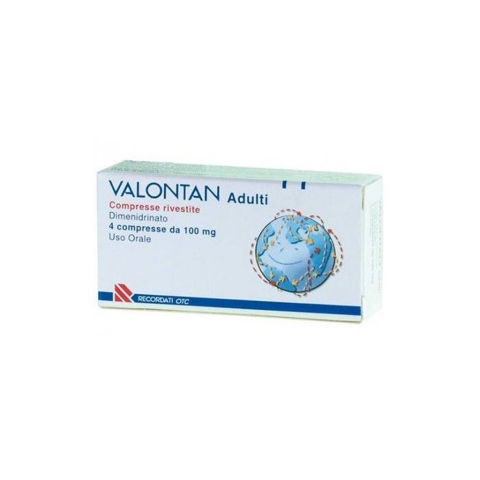 Valontan 4 Compresse Rivestite 100mg | Più Medical