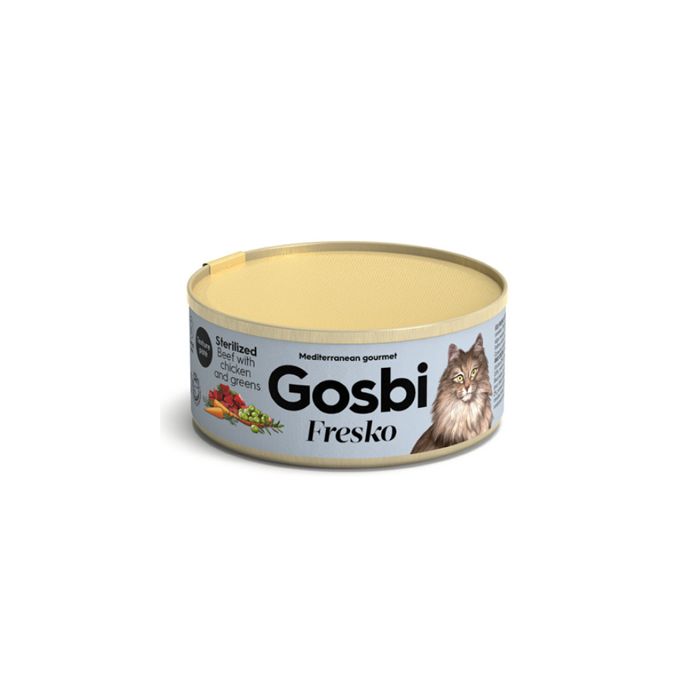 Gosbi Fresko Cat St Beef/ch/gr | Più Medical
