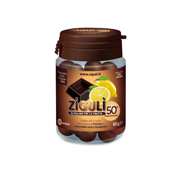 Ziguli Limone/cioc Fond 60%60g | Più Medical