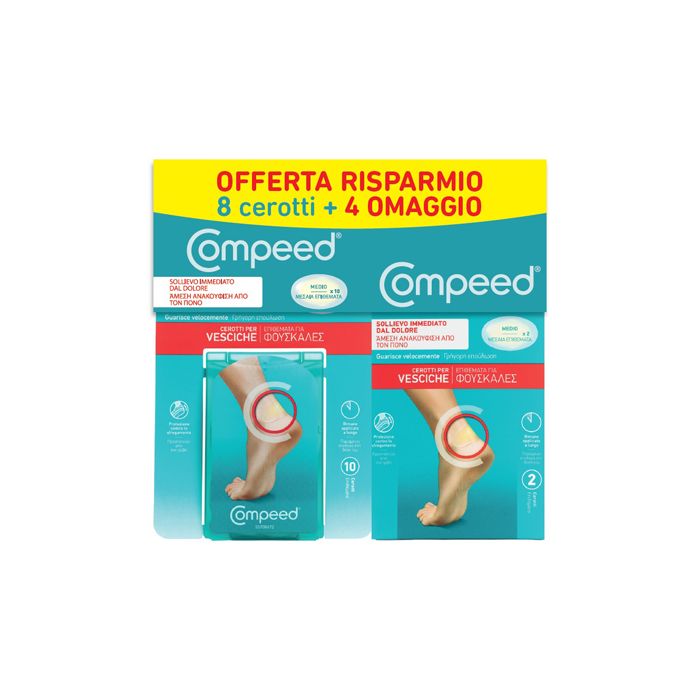 Compeed Cerotto Vesciche Medio10+2