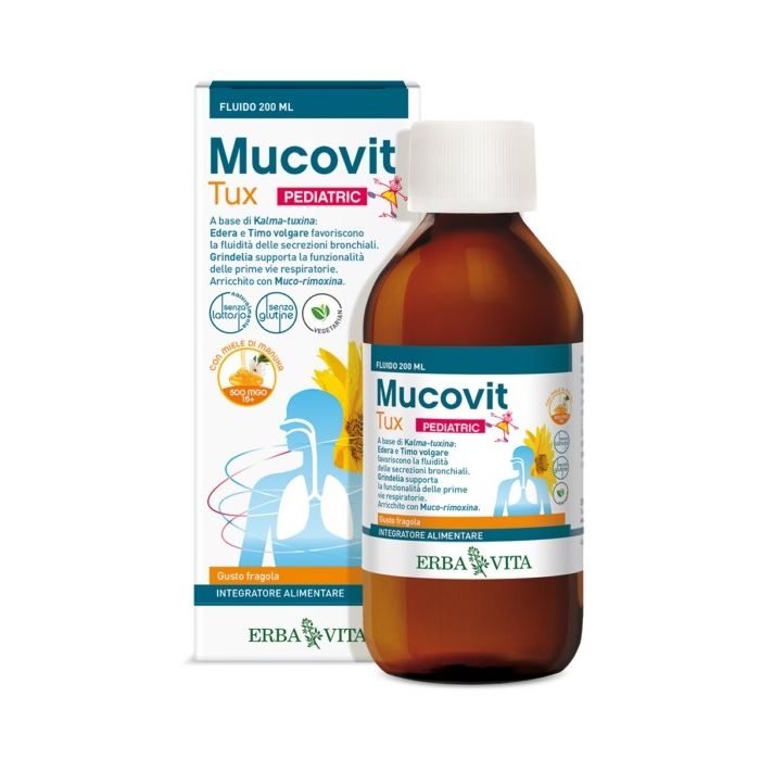 Mucovit Tux Fluido Ped 200ml | Più Medical