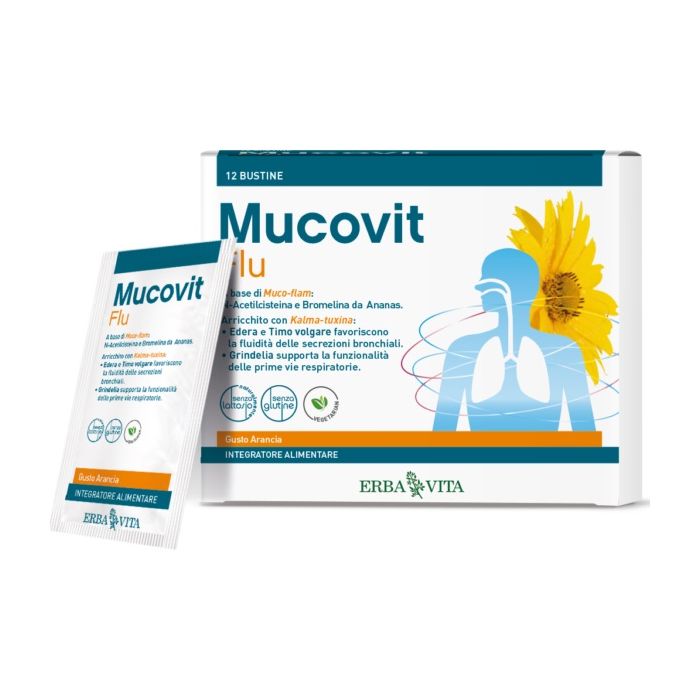 Mucovit Flu 12bust | Più Medical