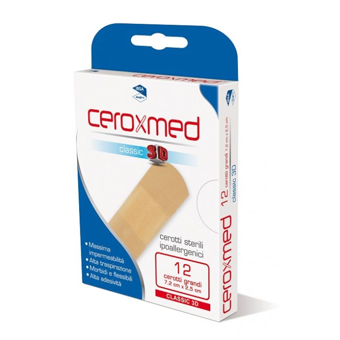 Ceroxmed Cerotto Classic 3D Misura Grande 12 Pezzi | Più Medical
