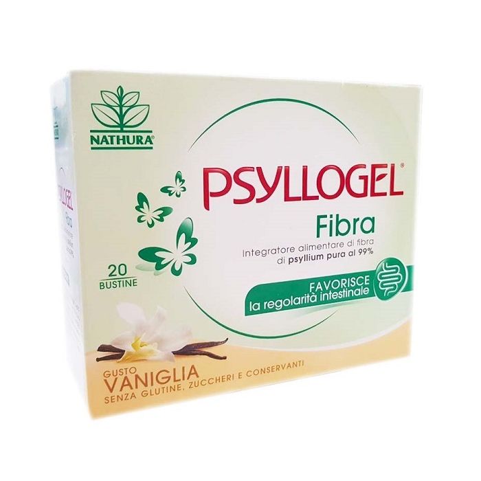Psyllogel Fibra Vaniglia 20 Bustine | Più Medical
