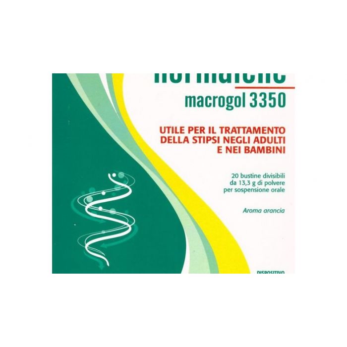 Normalene Macrogol 3350 Integratore Alimentare 20 Bustine | Più Medical
