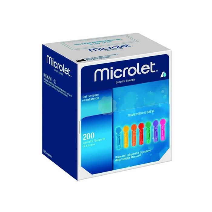 Lancette Pungidito Per Apparecchio Microlet Lancets 200 Pezzi