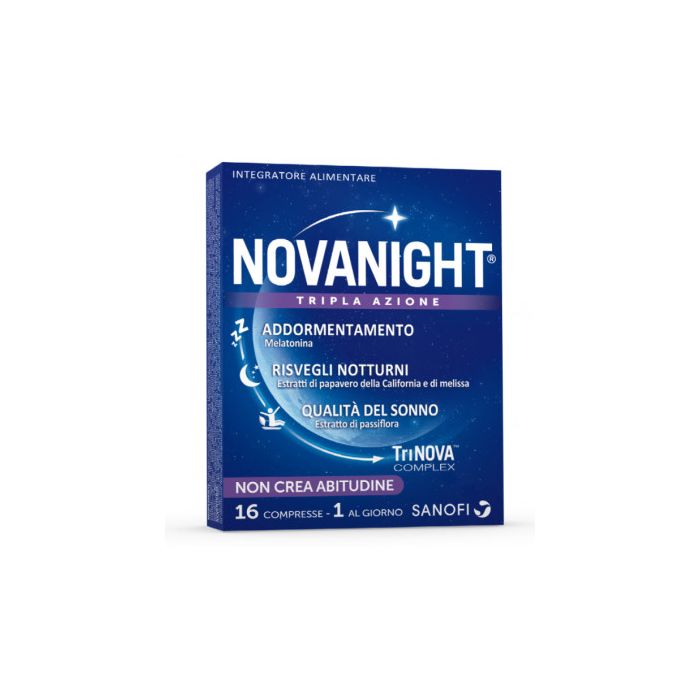 Novanight Tripla Azione 16 Compresse | Più Medical