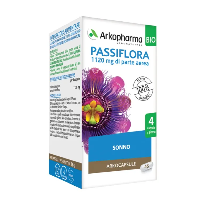 Arkopharma Passiflora 45 Capsule Bio | Più Medical