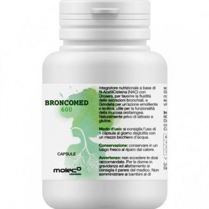 Broncomed 600 Capsule per Tosse 15 Capsule | Più Medical