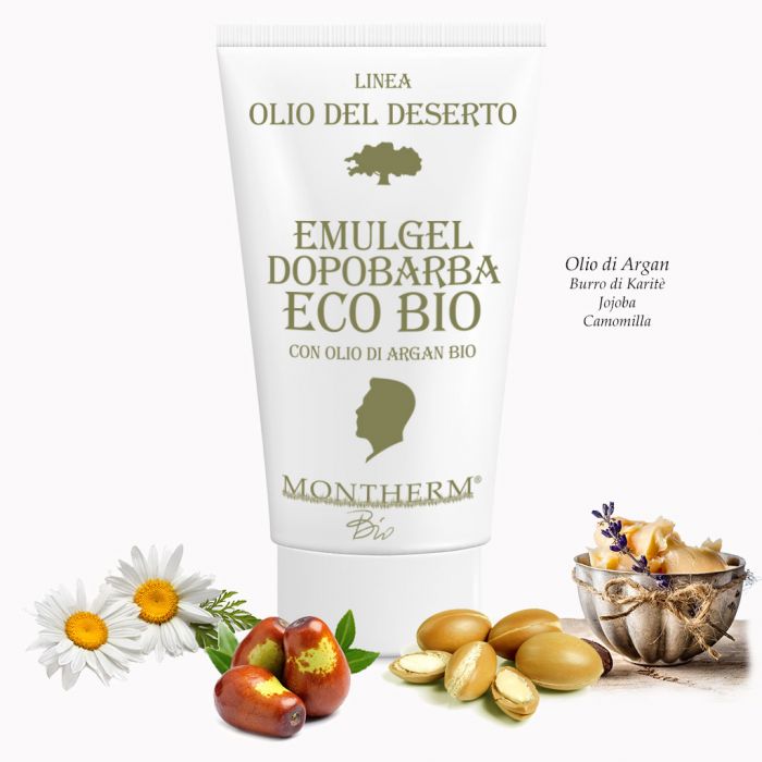 Montherm Emulgel Dopobarba Argan Bio tubo 50 Ml | Più Medical