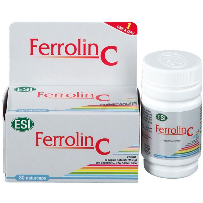 Esi Ferrolin C integratore Alimentare 30 Capsule | Più Medical