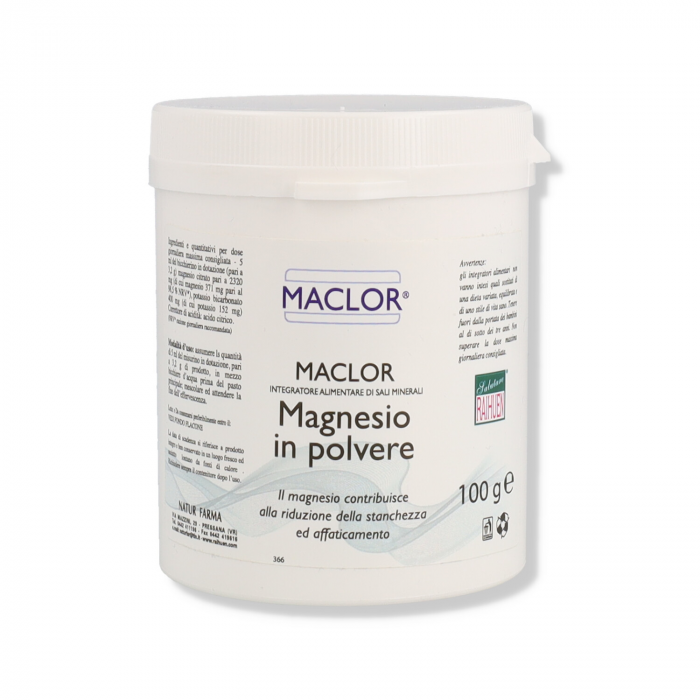 Magnesio Maclor Polvere Solubile 100 G | Più Medical