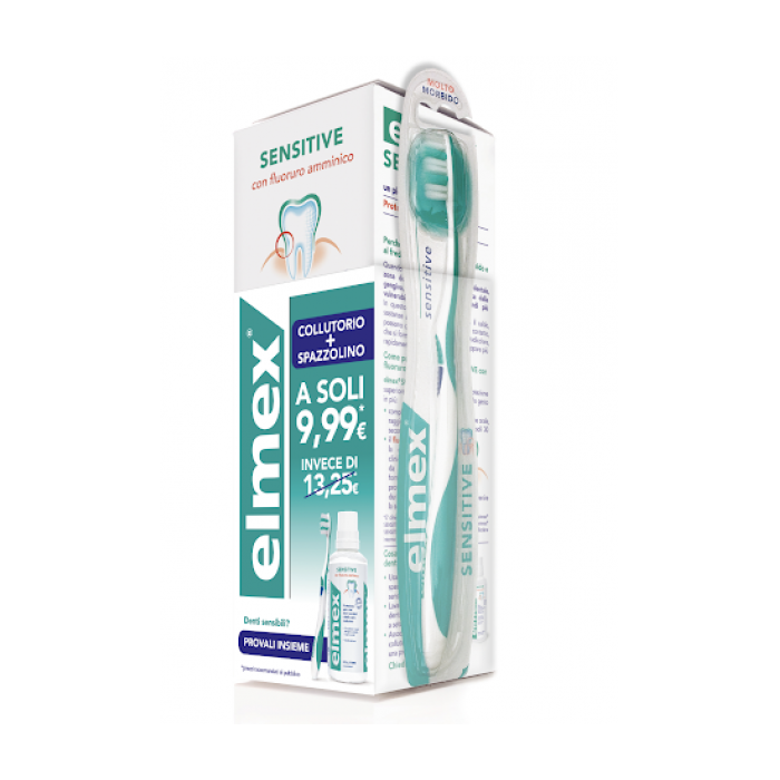 Elmex Sensitive Special Pack Collutorio 400ml + Spazzolino | Più Medical