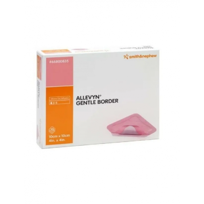 Medicazione Allevyn Gentle Border 10x10cm 10 Pezzi | Più Medical