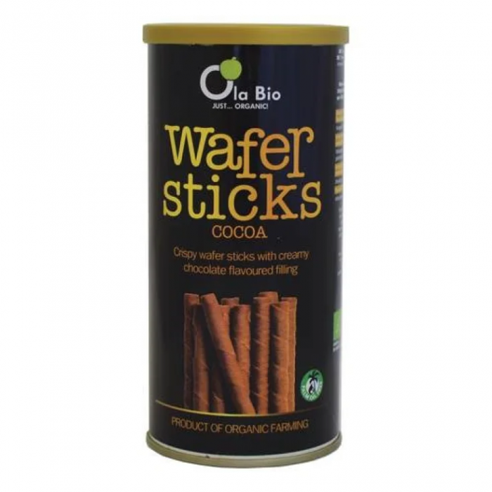 Wafer Sticks Cacao Ola Bio 140 G | Più Medical